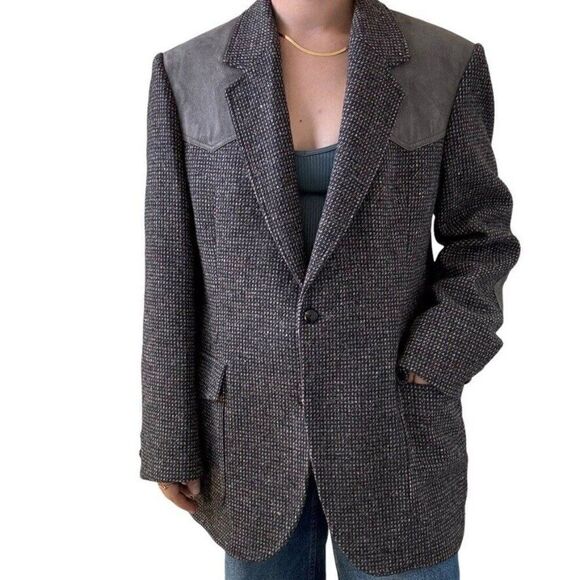 Pendleton | Suits & Blazers | Vintage Pendleton Tweed 0 Wool Grey ...